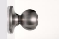 China Exterior Door Cylinder Door Knobs Lock Satin Nickel Knob Lever for sale