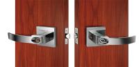 China Commercial Privacy Tubular Locks Metal Door Lockset Square Corner Striker for sale