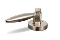 China Zinc Alloy Tubular Door Locks High Security 3 Brass Keys Satin Nickel for sale