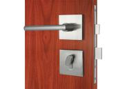 China Entry Satin Nickel Lever Modern Mortise Lockset Handle Zinc Alloy for sale