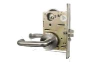 China Stainless Steel Lever Handle On Rose High Security Door Locks For Classroom for sale