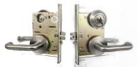 China Stainless Steel Lever Handle On Rose High Security Door Locks For Classroom for sale