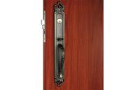 China Luxury Brass Door Handles American Standard Cylinder Zinc Alloy for sale
