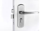 China Mortise Lever Lockset Stainless Steel Door Lock BD5050 / 5050A Two Bolts for sale