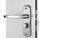China Mortise Lever Lockset Stainless Steel Door Lock BD5050 / 5050A Two Bolts for sale