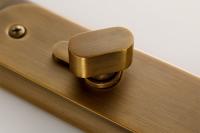 China Yellow Bronze Mortise Privacy Lock , Antique Mortise Locksets 55Mm Backset for sale