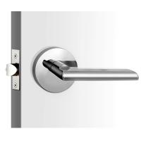 China Chrome Tubular Locks 60mm or 70mm Backset For Bathroom Doors Zinc Alloy for sale