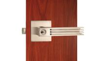 China ANSI Grade Tubular Locks Metal Front Door Lock Satin Nickel Lever for sale