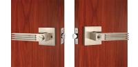 China ANSI Grade Tubular Locks Metal Front Door Lock Satin Nickel Lever for sale