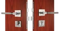 China Satin Nickel Chrome Front Door Mortise Lock 35-70mm Door Thickness for sale