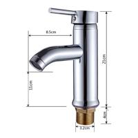 China Silver Single Handle Sink Faucet Easy Installation Bathroom Basin Faucet for sale