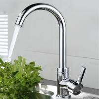 China Stainless Steel Single Holes Wall Mount Bathroom Basin Faucet Kitchen Mixer Taps for sale