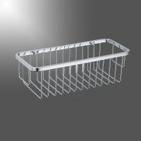 China Rust Proof Silver Shower Corner Shelf Wall Mounted For Bathroom for sale