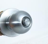 China 304 Stainless Steel Cylinder Door Knobs Cylindrical Knob Handle Lockset for sale