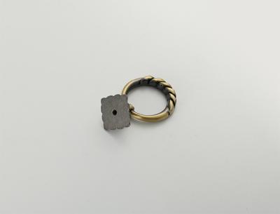 China Zinc Alloy Hardware Furniture Handles And Knobs Drawer Ring Single Hole for sale