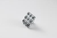 China Acrylic Diamond Kitchen Furniture Cupboard Cabinet Handle Drawer Pulls And Knobs for sale