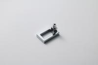 China Chrome Electroplated Furniture Handles And Knobs , Square Dresser Drawer Handles for sale
