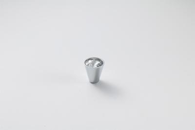 China Single Hole Glass Diamond Furniture Handles And Knobs For Cupboard / Drawer for sale