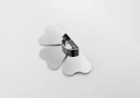 China Zinc Alloy Electroplated Finish Furniture Wardrobe Door Knobs / Furniture Hardware Drawer Pulls for sale