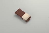 China Leather / Zinc Alloy Electroplated Finish Furniture Wardrobe Kitchen Handle for sale
