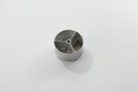 China Zinc Alloy Aluminum Furniture Handles And Knobs Silver Paint Cylindrical Pillar for sale