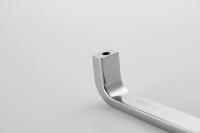 China Furniture Cabinet Hardware / Zinc Alloy Furniture Pulls Chrome Color for sale