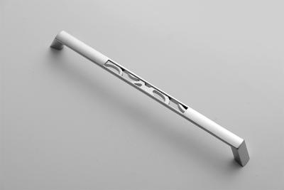 China Furniture Cabinet Drawer Chrome Nylon Brushed Handle 76MM Length for sale