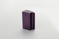China Oxidation Violet Color Aluminum Furniture Handles And Knobs For Kitchen Cupboard for sale