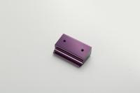 China Oxidation Violet Color Aluminum Furniture Handles And Knobs For Kitchen Cupboard for sale