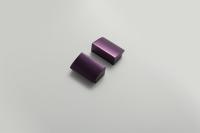 China Oxidation Violet Color Aluminum Furniture Handles And Knobs For Kitchen Cupboard for sale