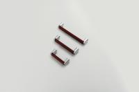 China Zinc Alloy Iron Plate Silica Gel Cabinet Accessory Furniture Handles and Knobs for sale