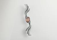 China Zinc Alloy Acrylic Diamond  Electroplated Furniture Pulls for Cabinet Cupboard for sale