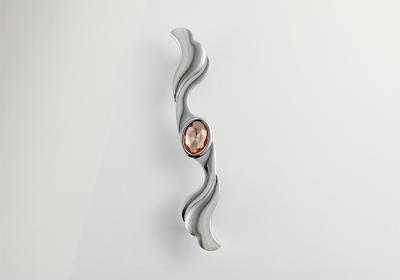 China Zinc Alloy Acrylic Diamond  Electroplated Furniture Pulls for Cabinet Cupboard for sale