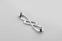 China Chrome Color Zinc Alloy Furniture Pulls for Room Dresser Drawer Kitchen Cupboard for sale