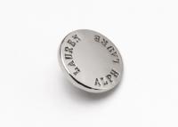 China Corrosion Resistance Handbag Accessories Hardware Logo Parts Steel Color for sale