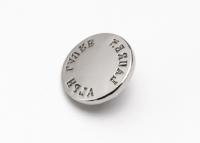 China Corrosion Resistance Handbag Accessories Hardware Logo Parts Steel Color for sale