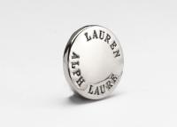 China Corrosion Resistance Handbag Accessories Hardware Logo Parts Steel Color for sale