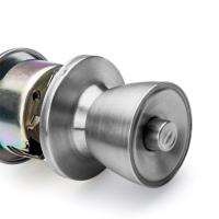 China Stainless Steel SS 201 Material Spherical Lock / Lock Knob For Bathroom Security for sale