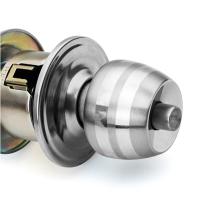 China Spherical / Cylindrical Ball Stainless Steel Door Lock for Entrance Door for sale
