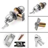 China Spherical / Cylindrical Ball Stainless Steel Door Lock for Entrance Door for sale