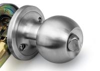 China High Security Ball Bed / Bath Door Knob Locks With Satin Stainless Modern Style for sale