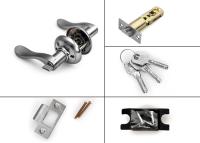 China Zink Alloy Tubular Locks Privacy Door Handle Lock With Chrome Plated ANSI Approval for sale