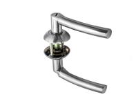 China Plated Chrome Tubular Lock Lever Style Security Door Zinc Alloy Handle Lock for sale