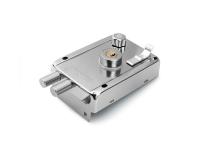 China Security Stainless Steel Door Lock Antique Rim Lock With Double Cylinder Latch for sale
