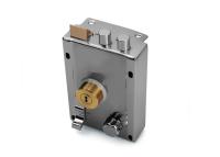 China House Security Rim Lock Stainless Steel Door Lock with Two Brass Cylinder Bolt for sale