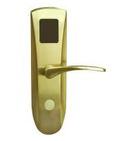 China Brushed Nickel Digital Electronic Card Lock / Electronics Door Lock For Hotel Room for sale