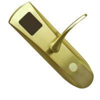 China Brushed Nickel Digital Electronic Card Lock / Electronics Door Lock For Hotel Room for sale