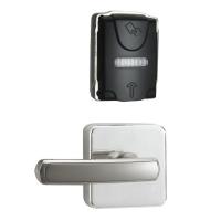 China Electronics Intelligent Hotel Door Lock Satin Chrome Finishing 85 * 85 mm for sale
