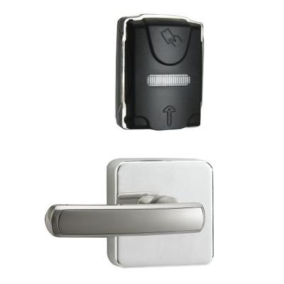 China Electronics Intelligent Hotel Door Lock Satin Chrome Finishing 85 * 85 mm for sale