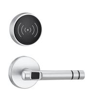 China INTERTEK Plated Gold Zinc Alloy Electronic Door Lock With Card / Key Open Ways for sale